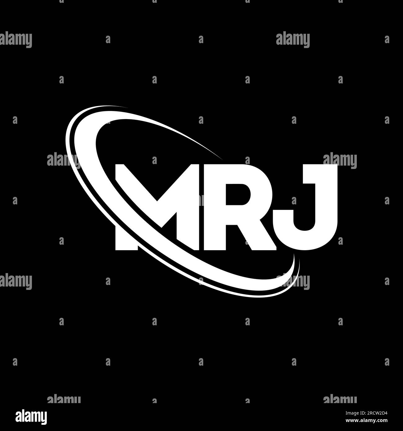 MRJ logo. MRJ letter. MRJ letter logo design. Initials MRJ logo linked ...