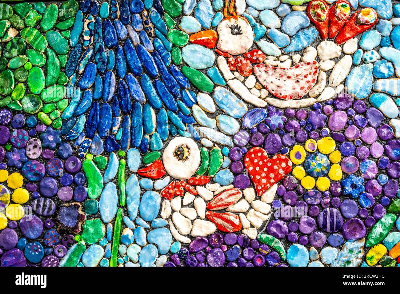 Mosaic art birds hi-res stock photography and images - Alamy