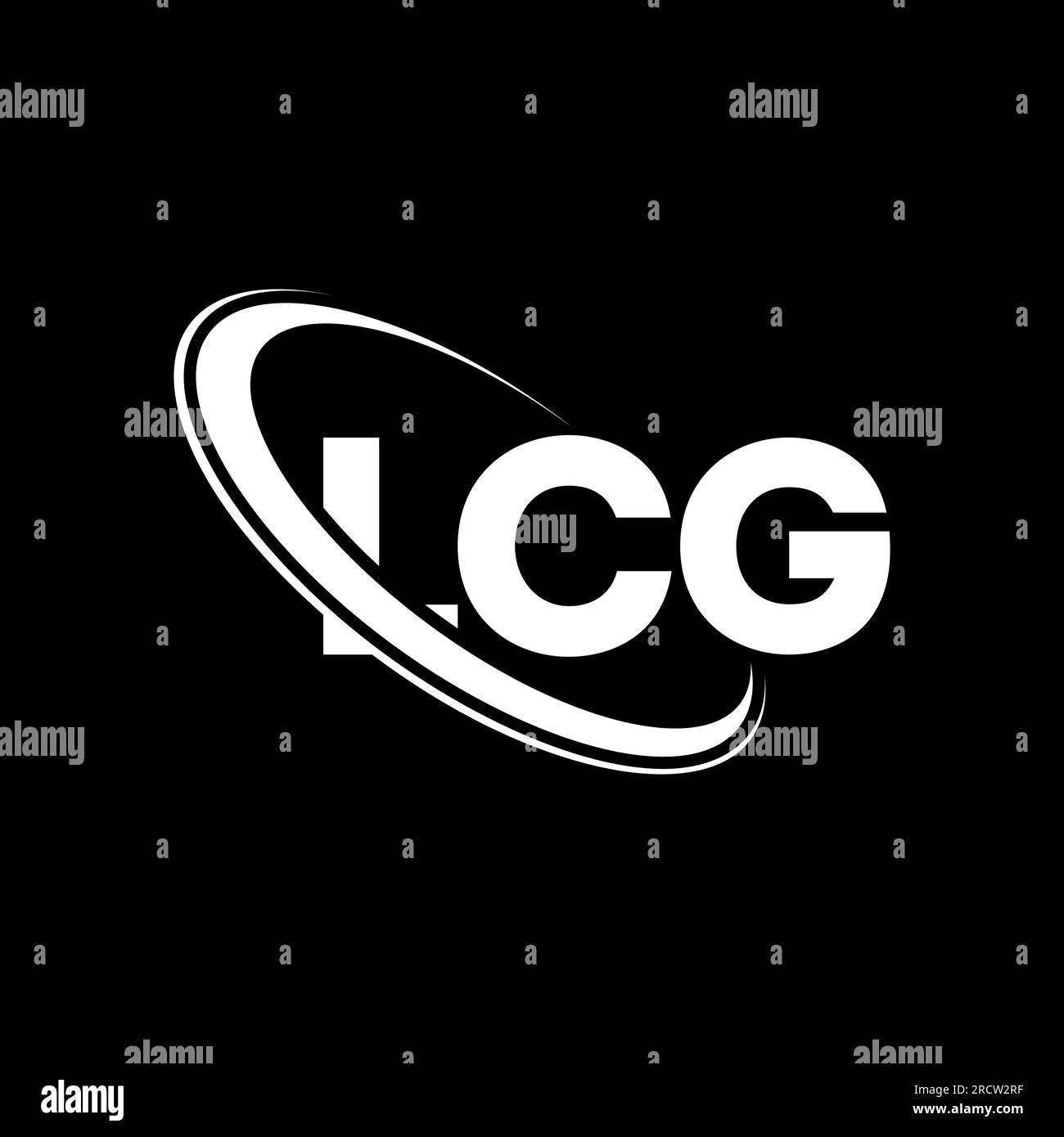 LCG logo. LCG letter. LCG letter logo design. Initials LCG logo linked with circle and uppercase ...