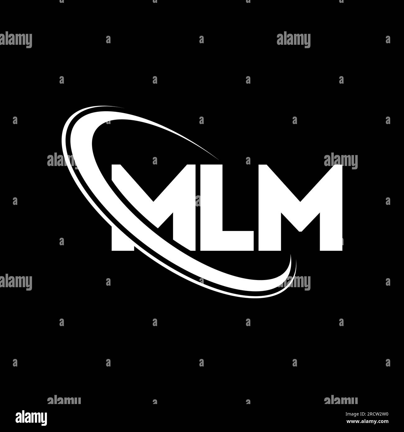 MLM logo. MLM letter. MLM letter logo design. Initials MLM logo linked ...