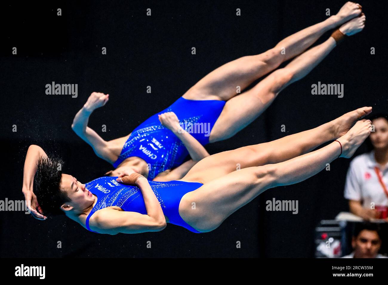 3m springboard synchro women preliminary hi-res stock photography and ...
