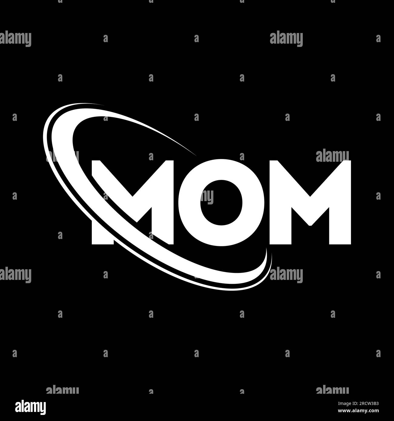 MOM logo. MOM letter. MOM letter logo design. Initials MOM logo linked ...