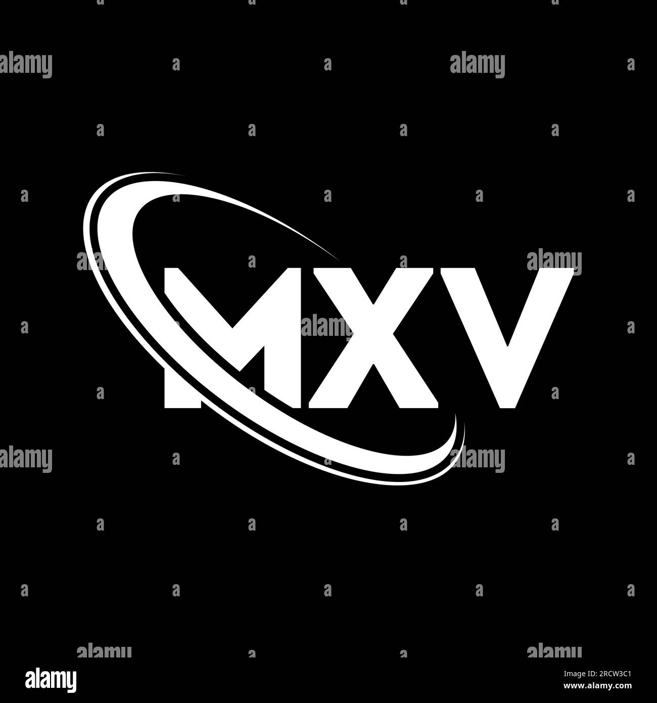 Mxv circle logo hi-res stock photography and images - Alamy