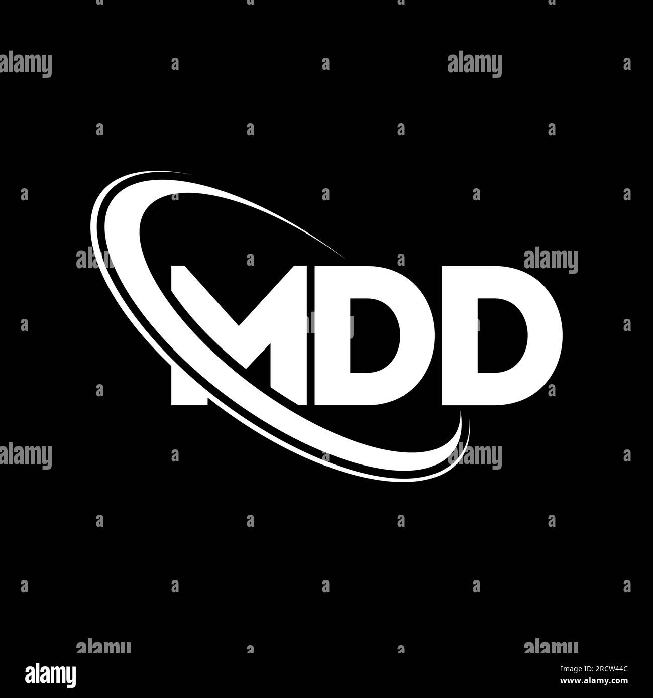 Mdd circle logo Stock Vector Images - Alamy