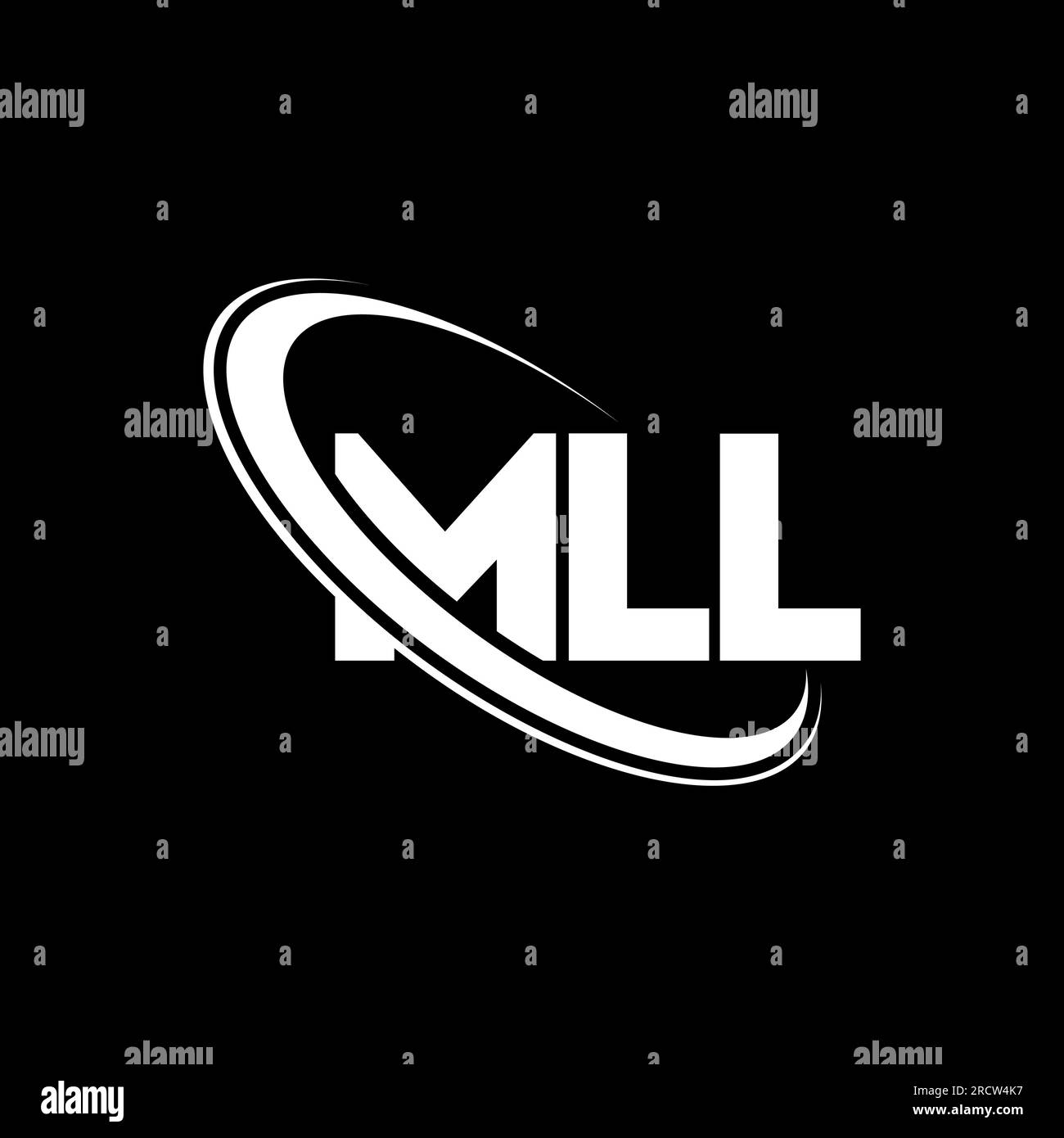 MLL logo. MLL letter. MLL letter logo design. Initials MLL logo linked ...