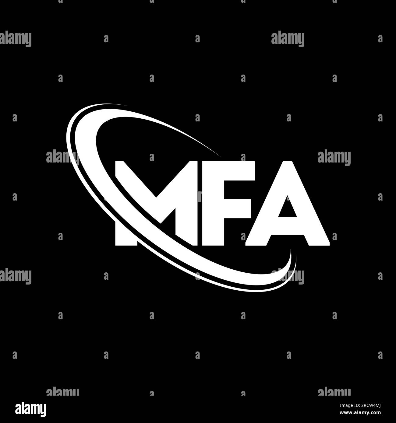 Mfa circle logo hi-res stock photography and images - Alamy