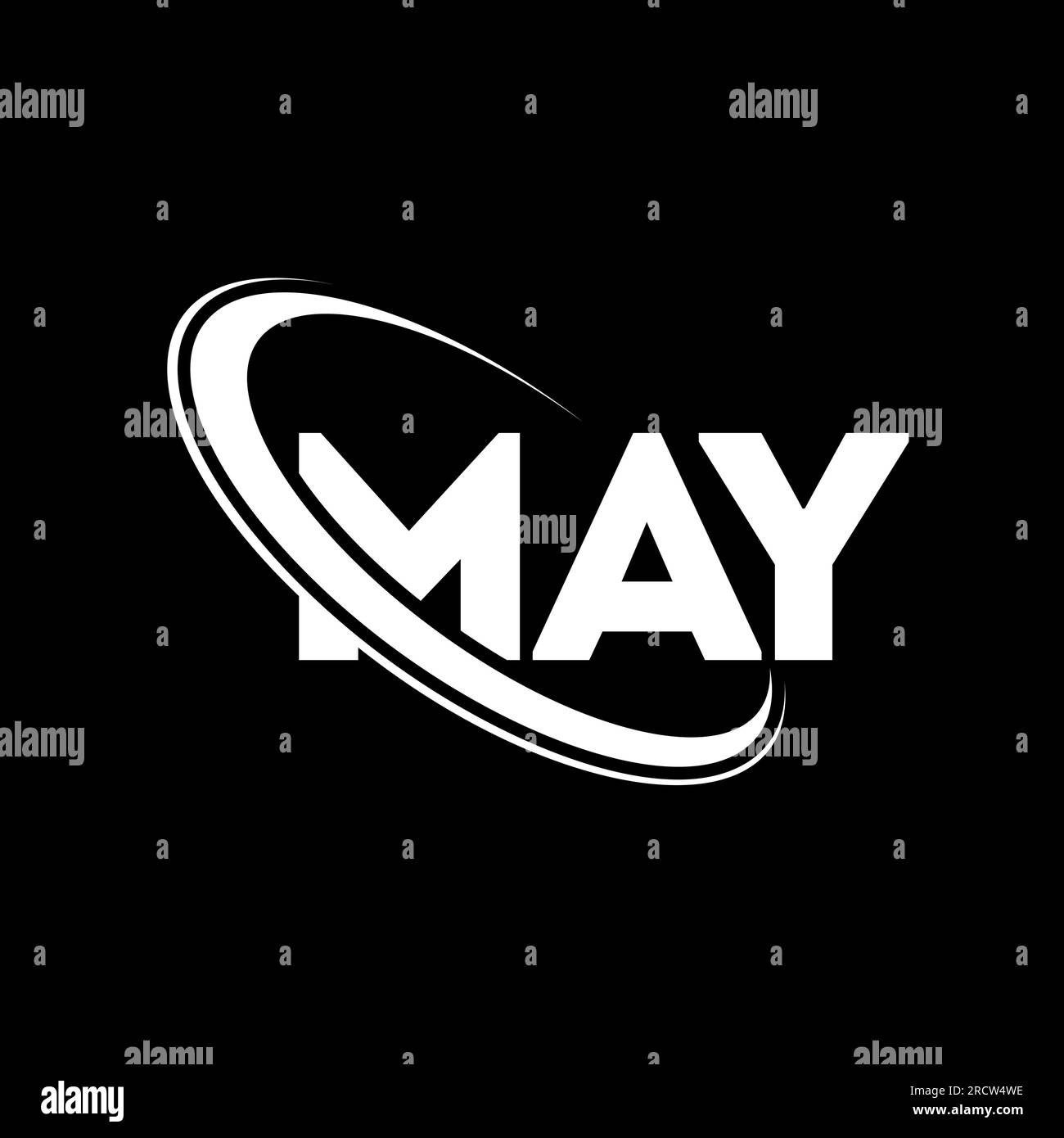 MAY logo. MAY letter. MAY letter logo design. Initials MAY logo linked ...