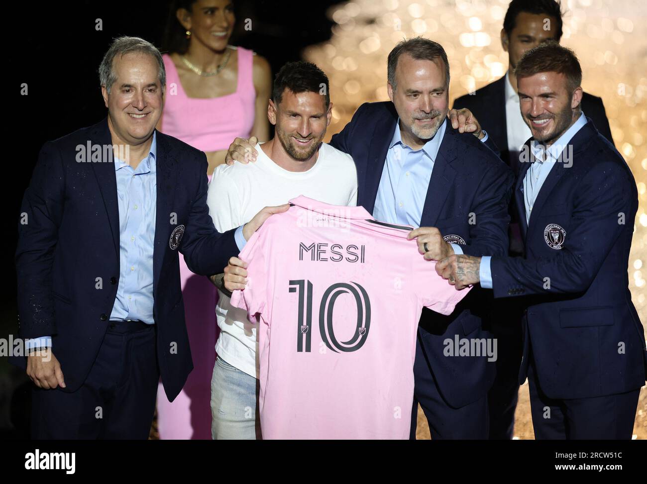 FORT LAUDERDALE, FLORIDA, UNITED STATES - JULY 16: Argentine superstar ...