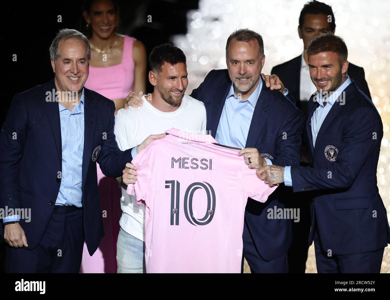 FORT LAUDERDALE, FLORIDA, UNITED STATES - JULY 16: Argentine superstar ...