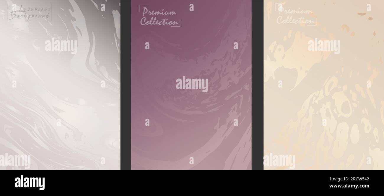 A set of luxury designs. A collection of premium templates for the ...