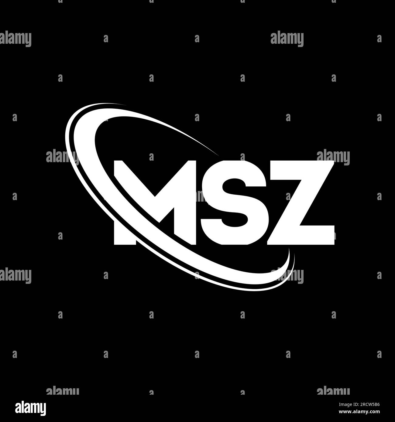 MSZ logo. MSZ letter. MSZ letter logo design. Initials MSZ logo linked ...