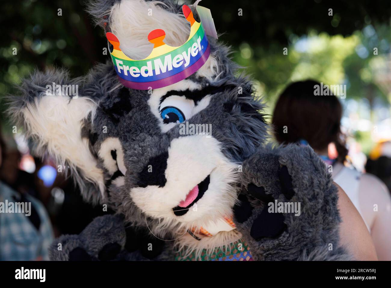 Portland, USA. 16th July, 2023. A furry poses for a photo. The Portland ...