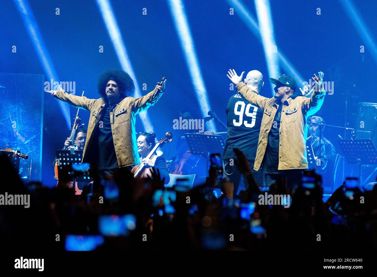 American rappers duo concert hi-res stock photography and images - Alamy