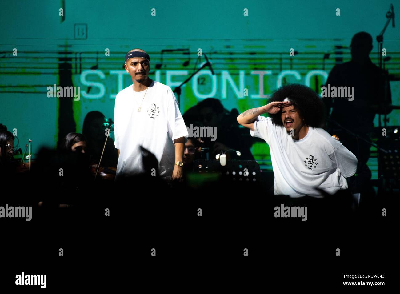 American rappers duo concert hi-res stock photography and images - Alamy