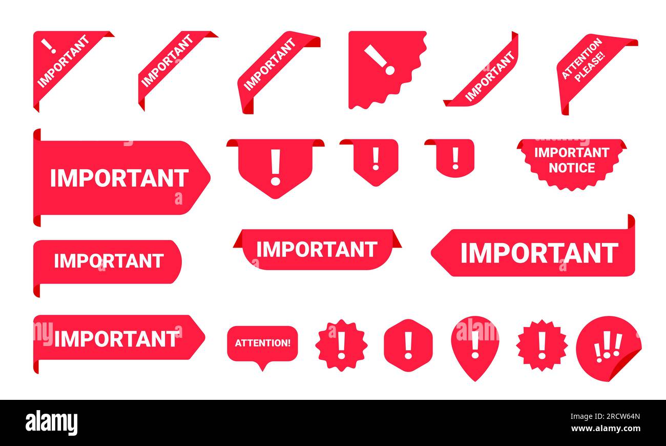 Important notice seal hi-res stock photography and images - Alamy