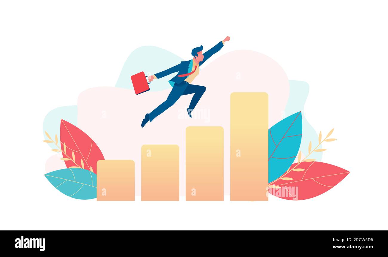 Growing chart Stock Vector Images - Alamy