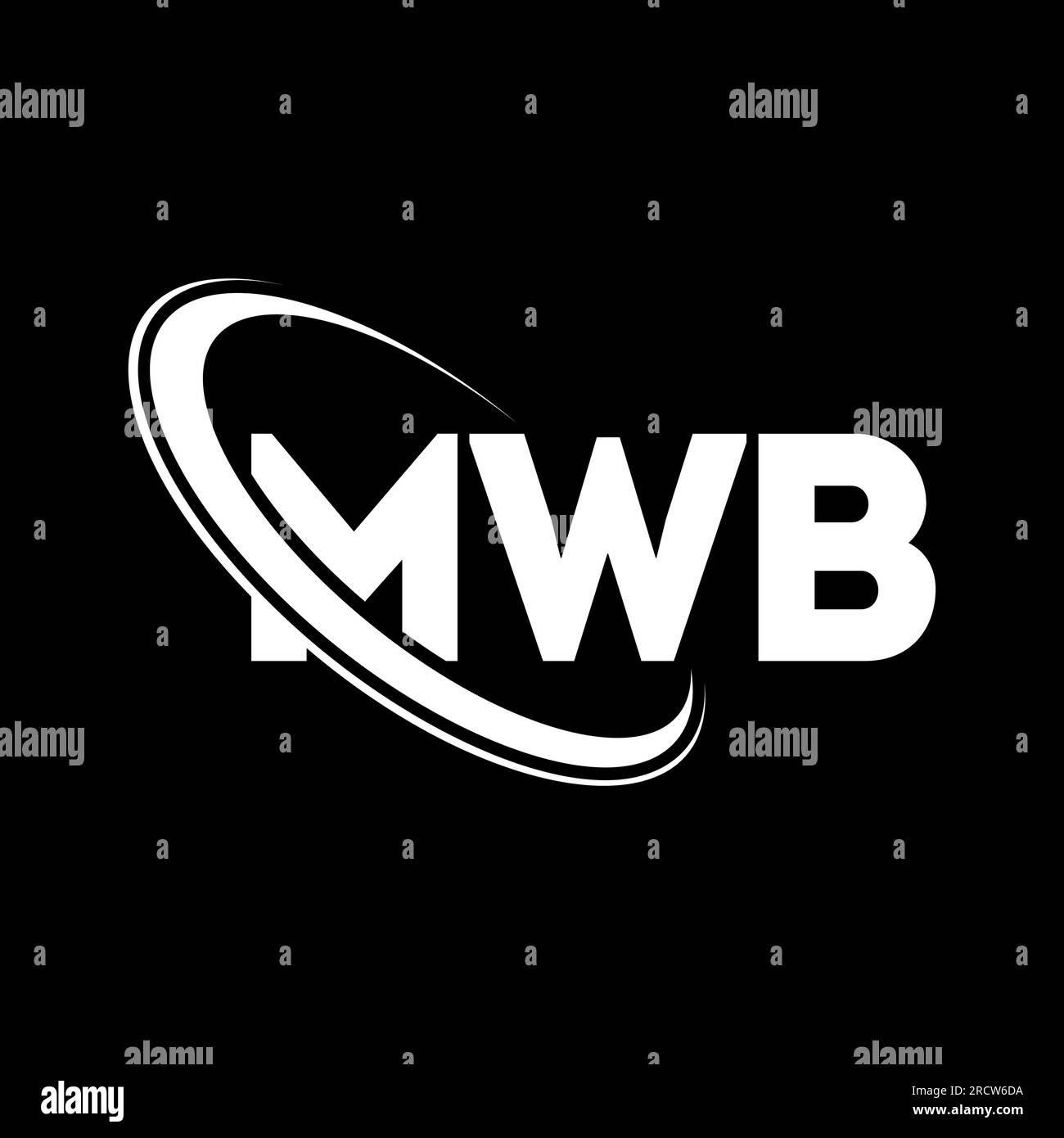 MWB logo. MWB letter. MWB letter logo design. Initials MWB logo linked ...