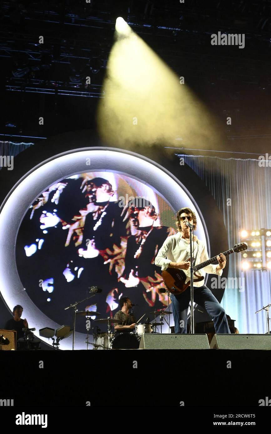 Alex Turner of Arctic Monkeys during European Tour 2023 Rock in Roma ...