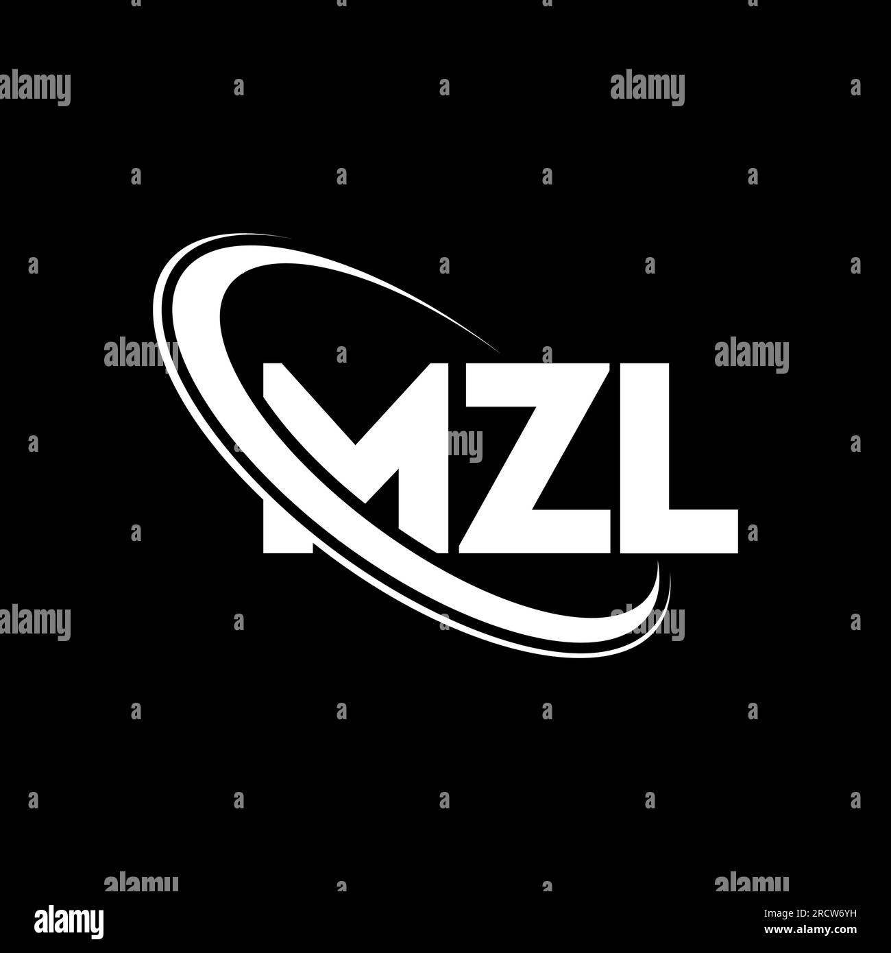 Mzl logo design hi-res stock photography and images - Alamy