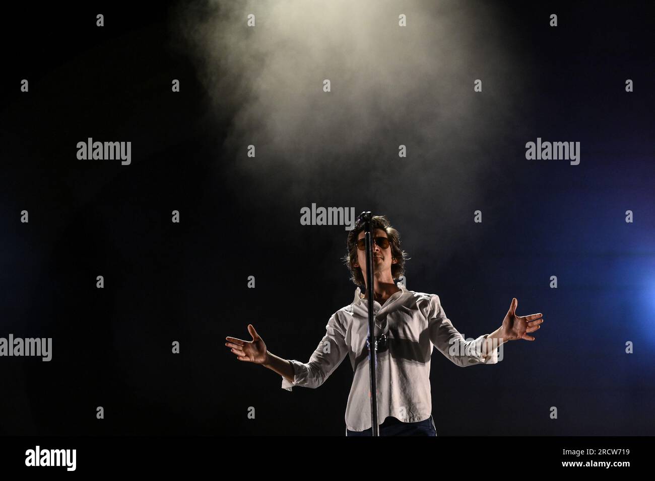 Alex Turner of Arctic Monkeys during European Tour 2023 Rock in Roma ...