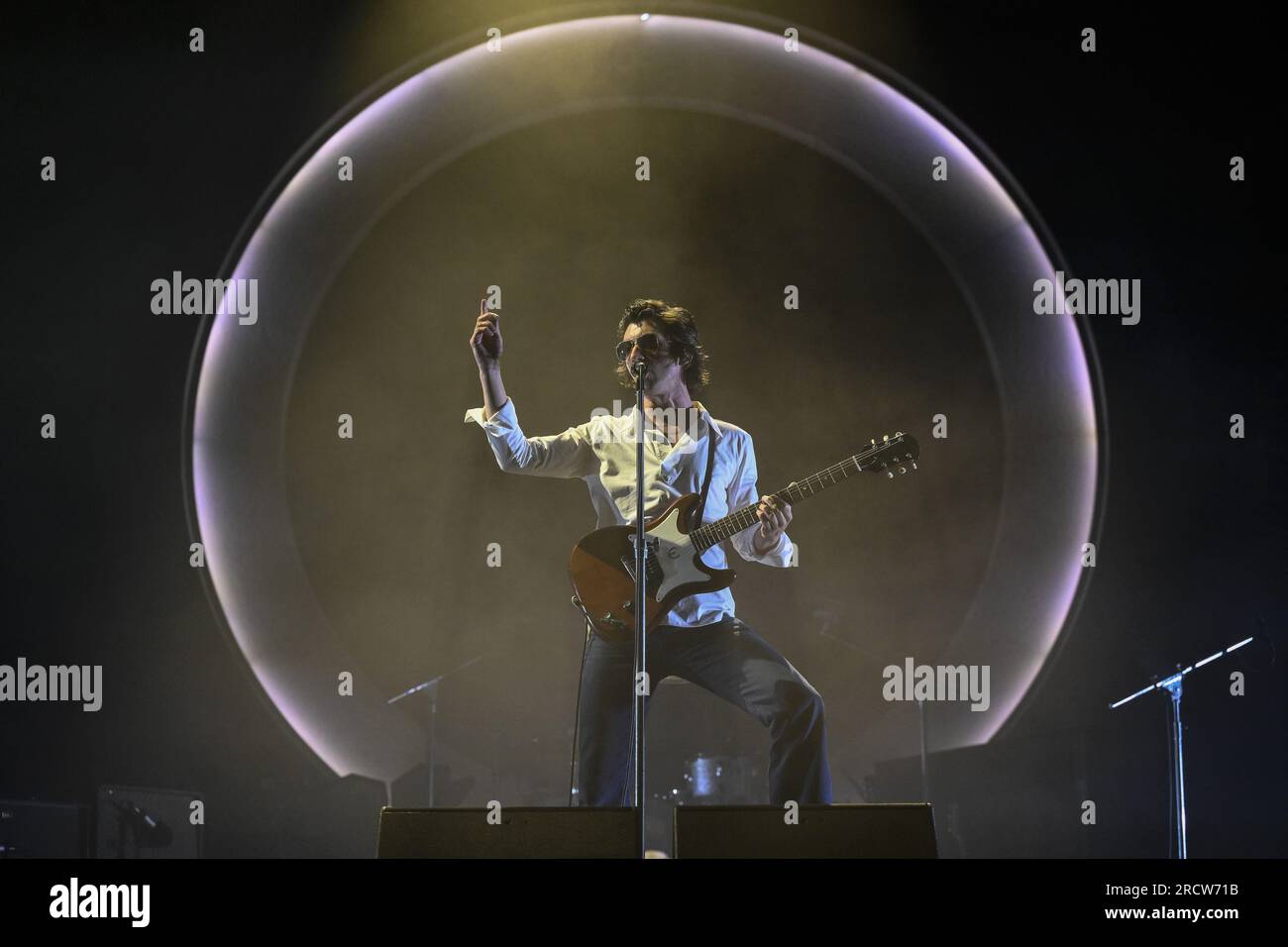 Alex Turner of Arctic Monkeys during European Tour 2023 Rock in Roma ...