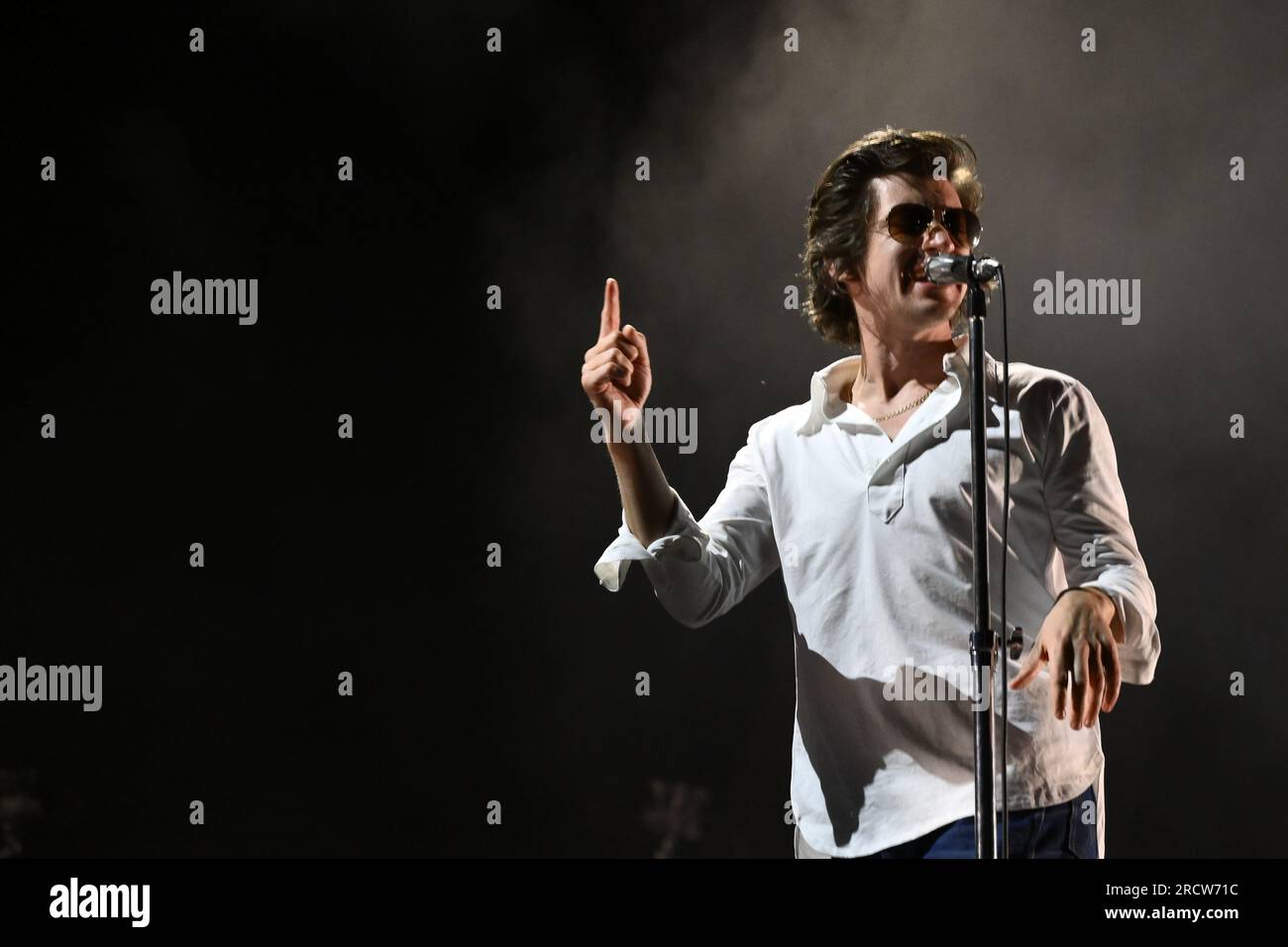 Alex Turner of Arctic Monkeys during European Tour 2023 Rock in Roma ...