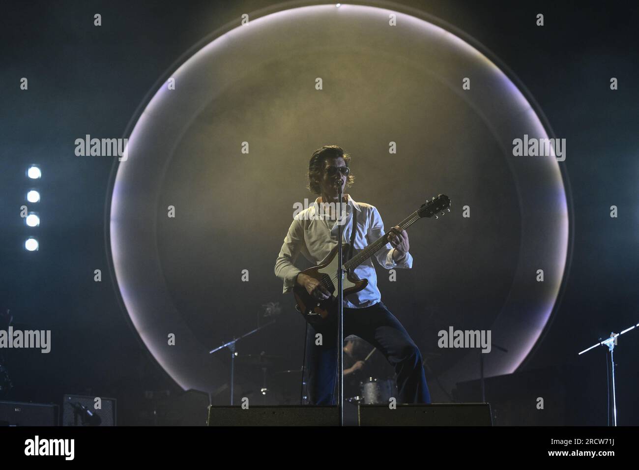 Alex Turner of Arctic Monkeys during European Tour 2023 Rock in Roma ...