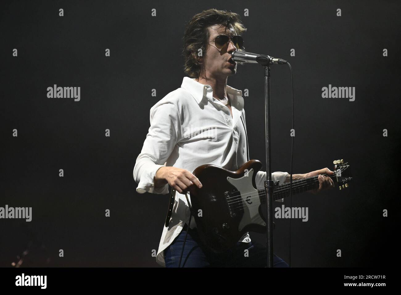Alex Turner of Arctic Monkeys during European Tour 2023 Rock in Roma ...