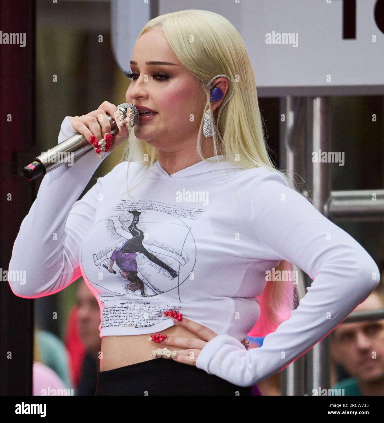 NEW YORK, NY, USA - JUNE 23, 2023: Kim Petras Performs on NBC's "Today ...