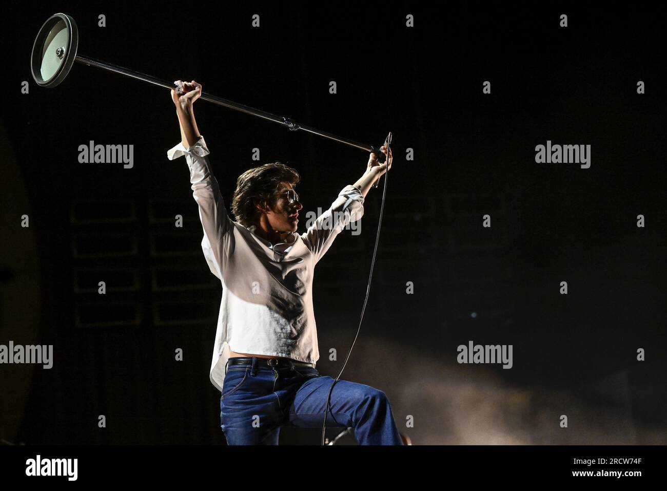 Alex Turner of Arctic Monkeys during European Tour 2023 Rock in Roma ...