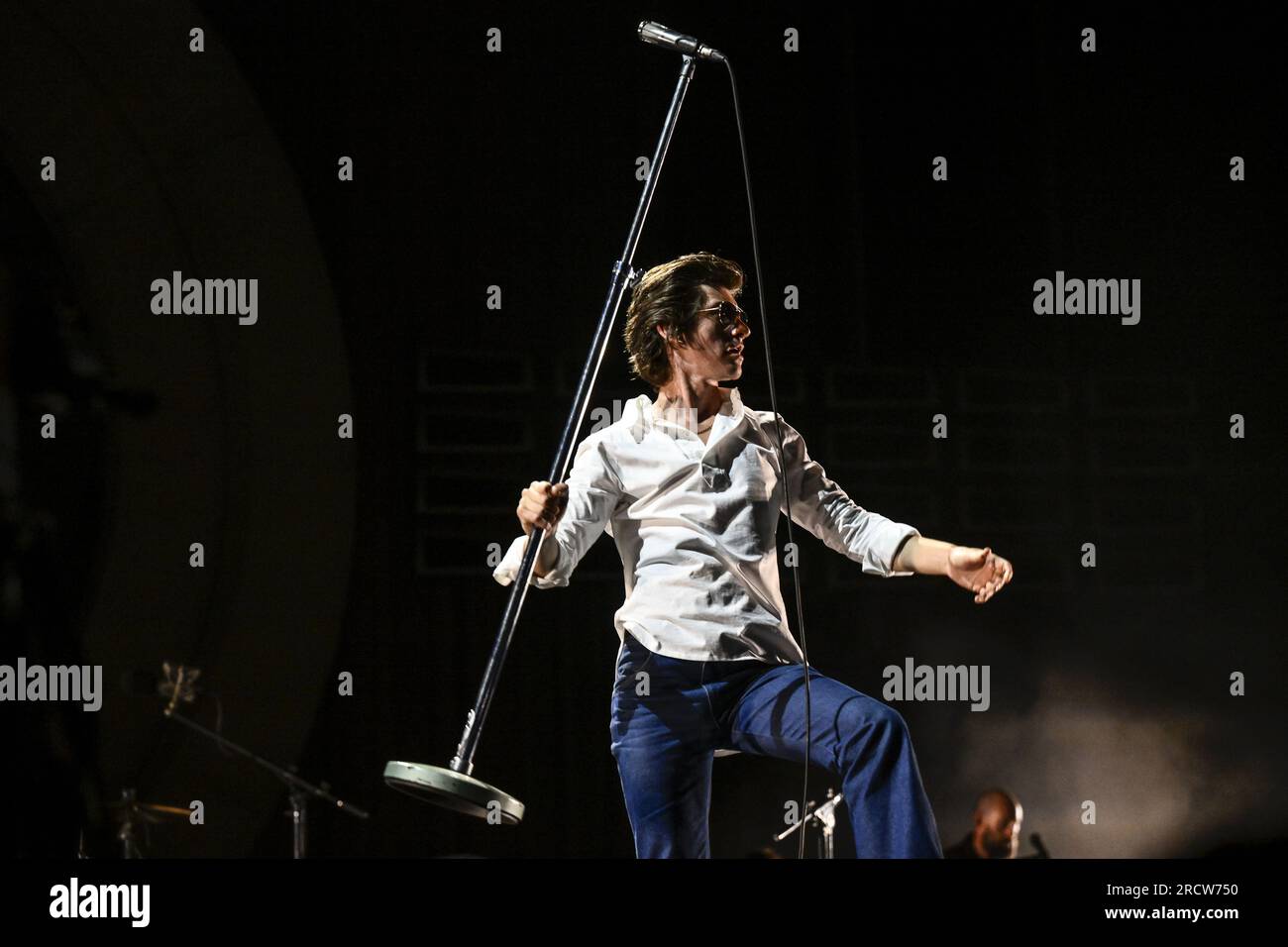 Alex Turner of Arctic Monkeys during European Tour 2023 Rock in Roma ...
