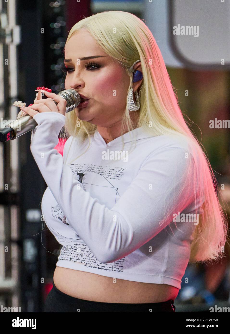 NEW YORK, NY, USA - JUNE 23, 2023: Kim Petras Performs on NBC's "Today ...