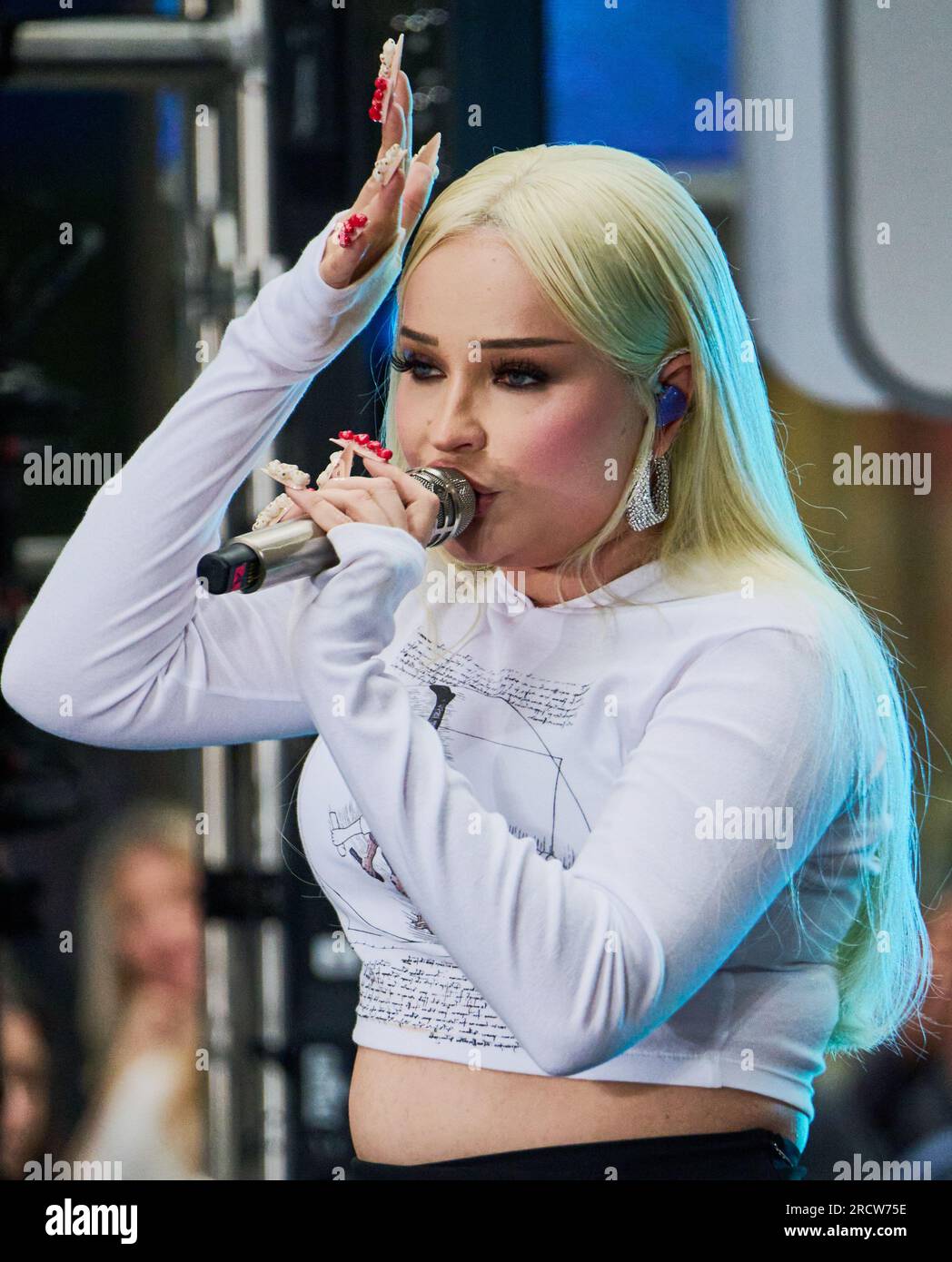 NEW YORK, NY, USA - JUNE 23, 2023: Kim Petras Performs on NBC's "Today ...