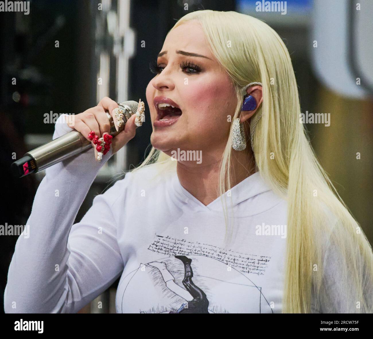 NEW YORK, NY, USA - JUNE 23, 2023: Kim Petras Performs on NBC's "Today ...