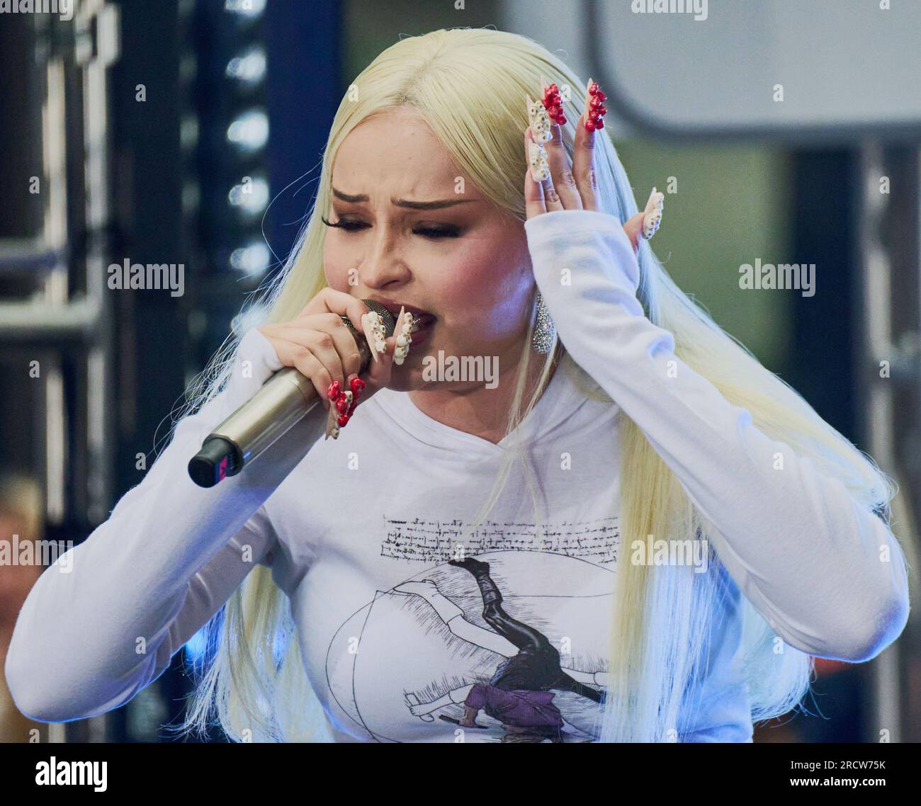 NEW YORK, NY, USA - JUNE 23, 2023: Kim Petras Performs on NBC's "Today ...