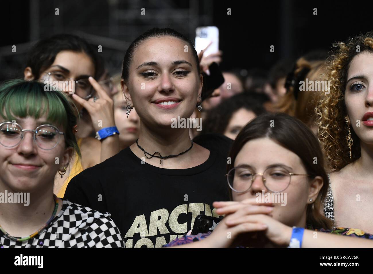 Fans of Arctic Monkeys during European Tour 2023 Rock in Roma 2023, at ...