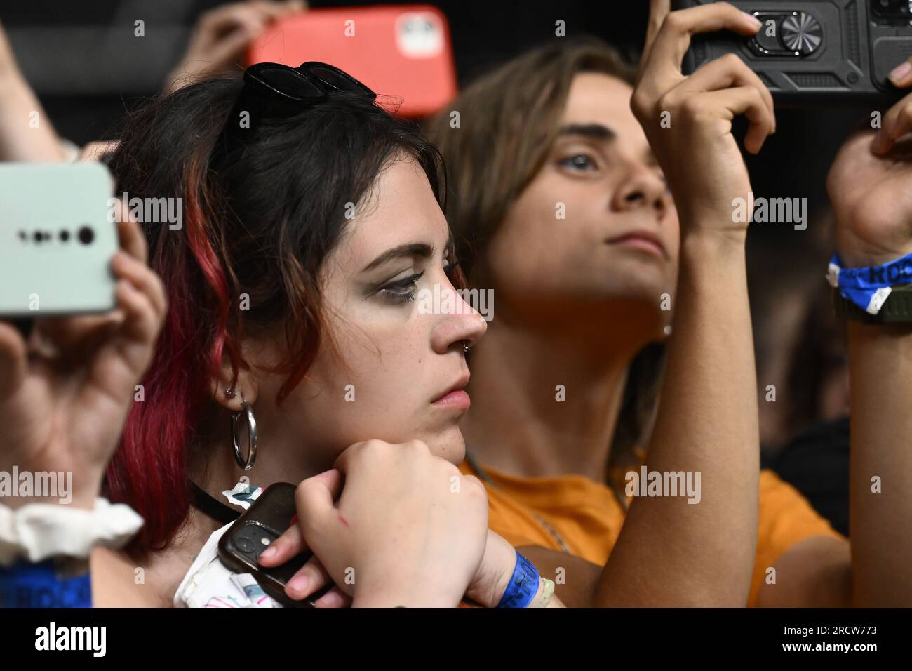 Fans of Arctic Monkeys during European Tour 2023 Rock in Roma 2023, at ...