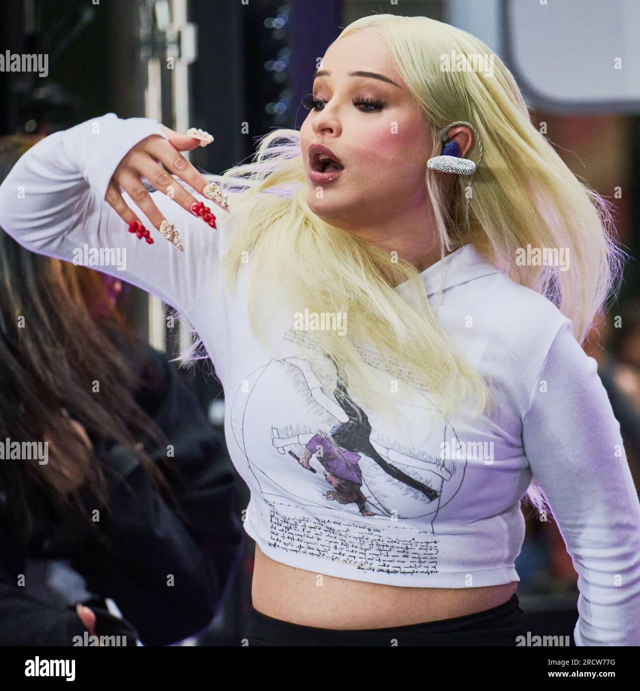 NEW YORK, NY, USA - JUNE 23, 2023: Kim Petras Performs on NBC's "Today ...
