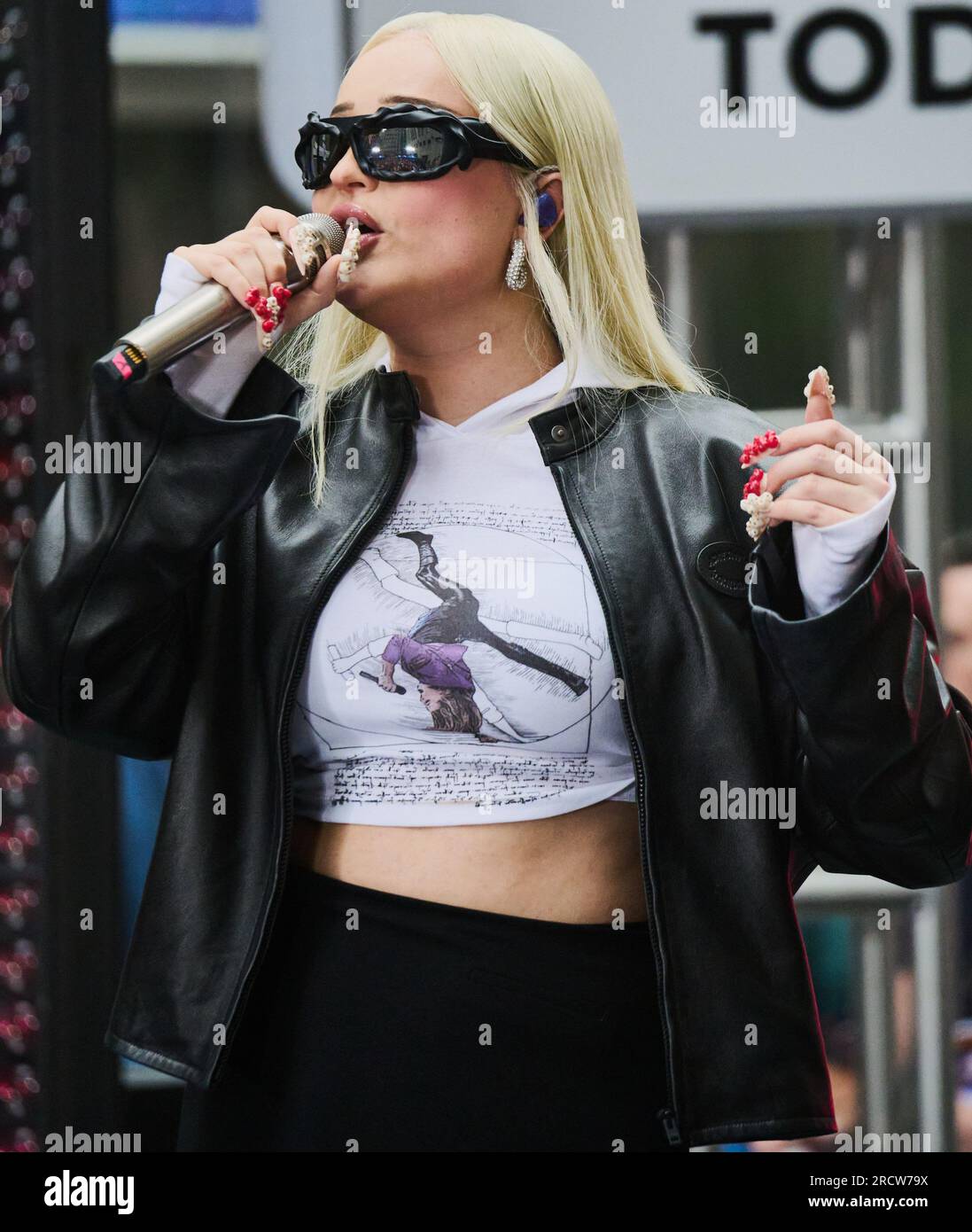 NEW YORK, NY, USA - JUNE 23, 2023: Kim Petras Performs on NBC's "Today ...