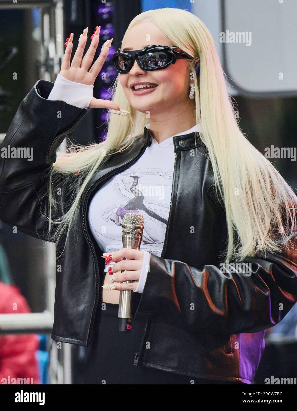 NEW YORK, NY, USA - JUNE 23, 2023: Kim Petras Performs on NBC's "Today ...