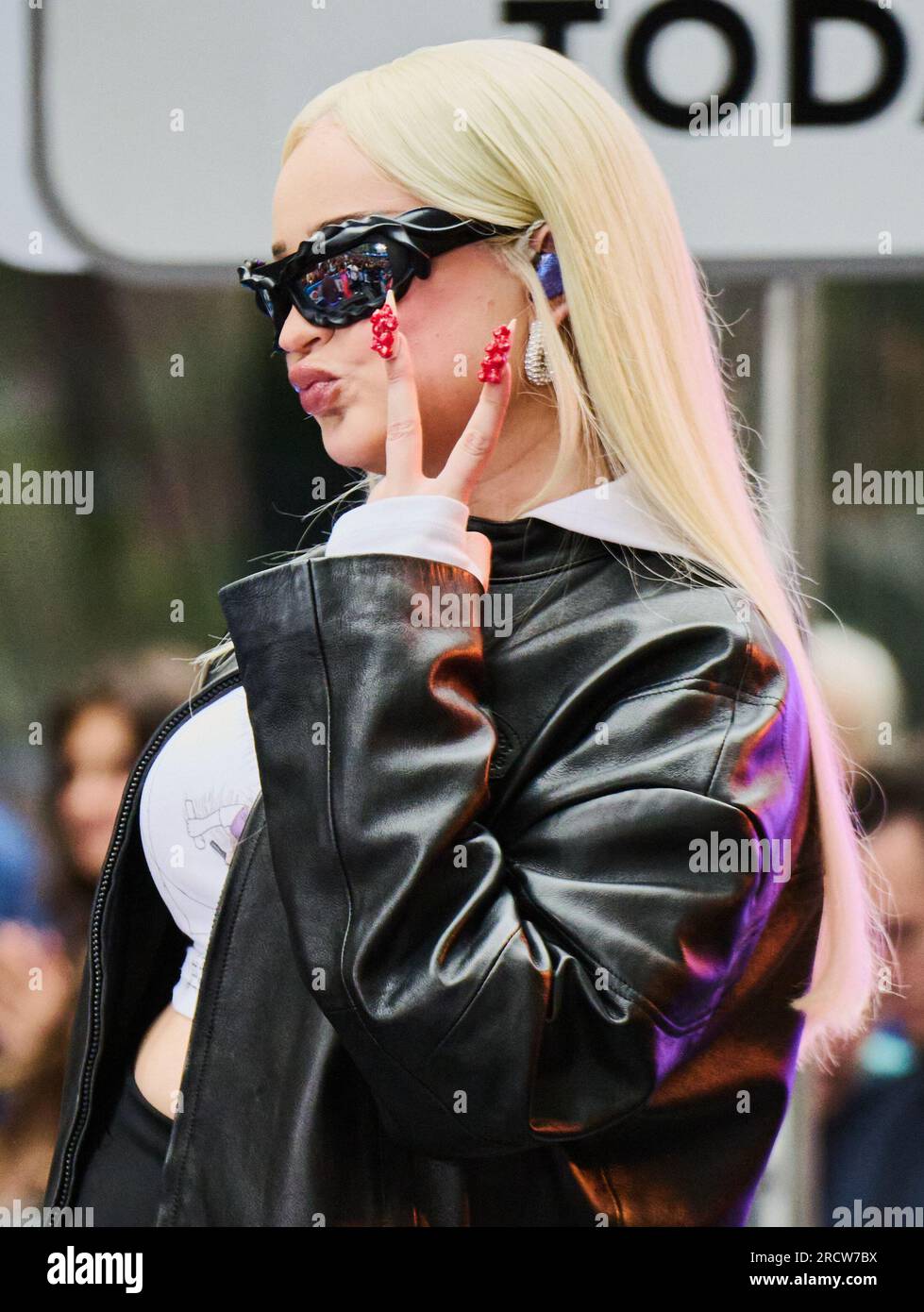 NEW YORK, NY, USA - JUNE 23, 2023: Kim Petras Performs on NBC's "Today ...