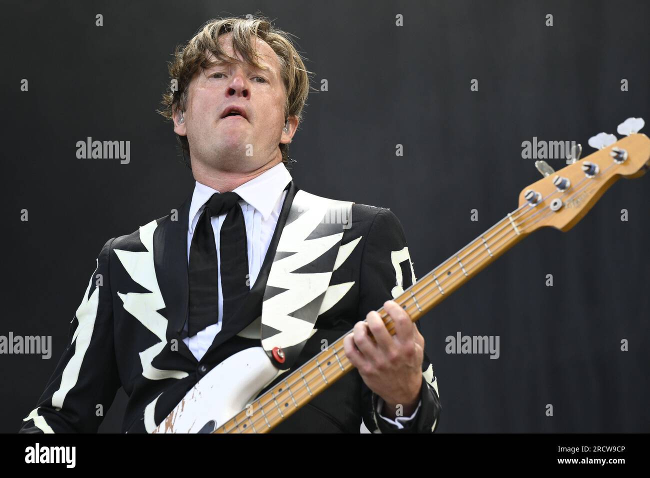 Johan And Only of The Hives Live at Rock in Roma 2023, at Ippodromo ...