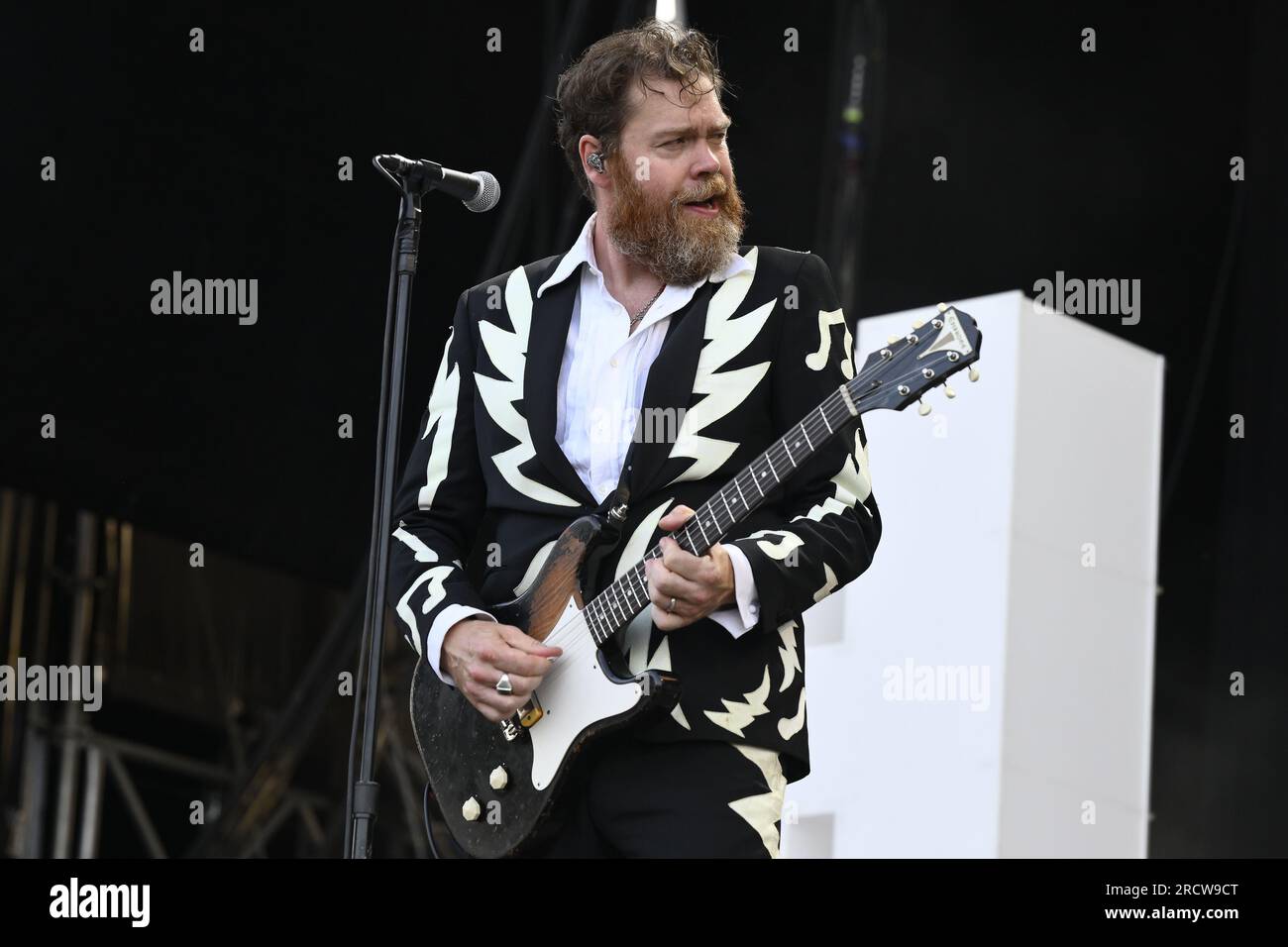 Vigilante Carlstroem of The Hives Live at Rock in Roma 2023, at ...