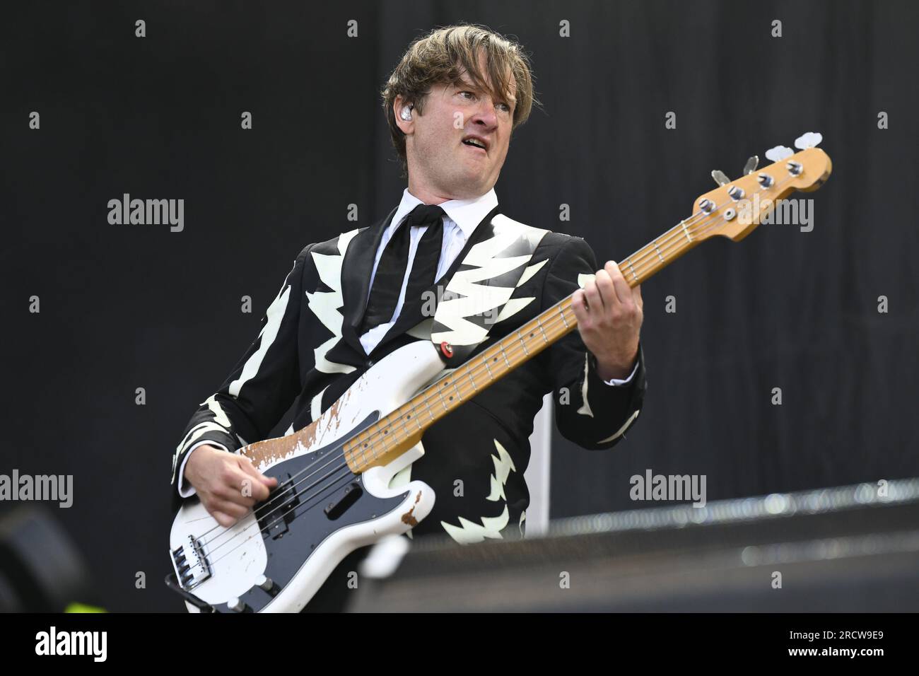 Johan And Only of The Hives Live at Rock in Roma 2023, at Ippodromo ...