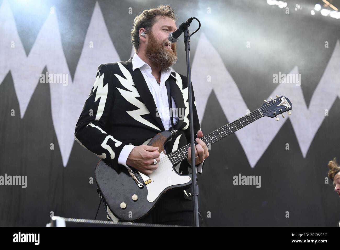 Vigilante Carlstroem of The Hives Live at Rock in Roma 2023, at ...