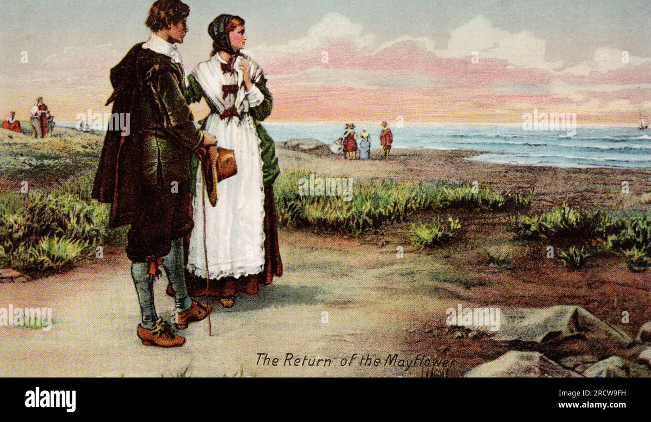 The return of the mayflower hi-res stock photography and images - Alamy