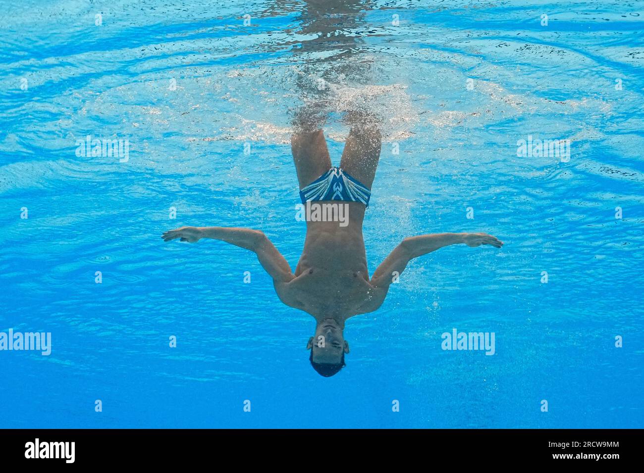Fernando Diaz del Rio Soto, of Spain, competes in the men's solo ...