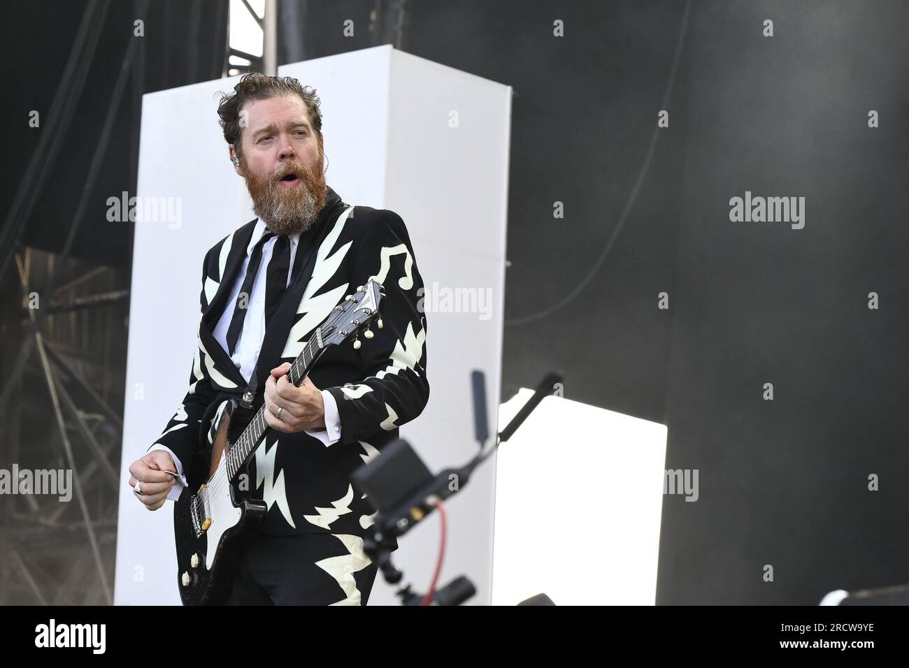 Vigilante Carlstroem of The Hives Live at Rock in Roma 2023, at ...