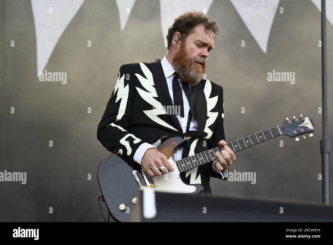 Vigilante Carlstroem of The Hives Live at Rock in Roma 2023, at ...