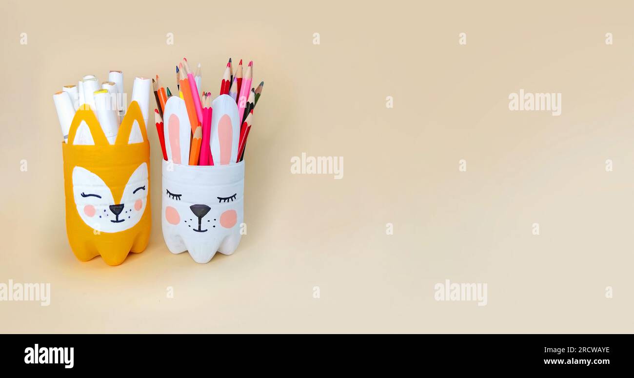 Recycling plastic bottles. Crafts ideas for the children's room ...